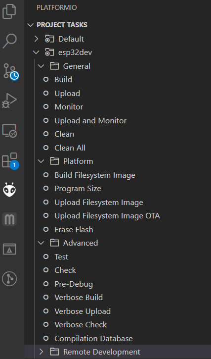 Upload filesystem options disappear when using ESP32 arduino core 2.0.3 · Issue #812 ...
