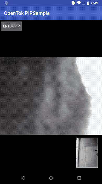 Black publisher screen with PiP sample · Issue #210 · opentok/opentok-android-sdk-samples · GitHub