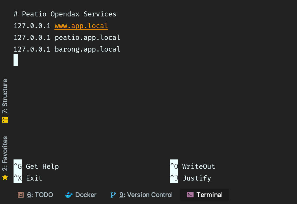 Opendax is not running on local system using www.app.local yet docker-compose shows all the ...