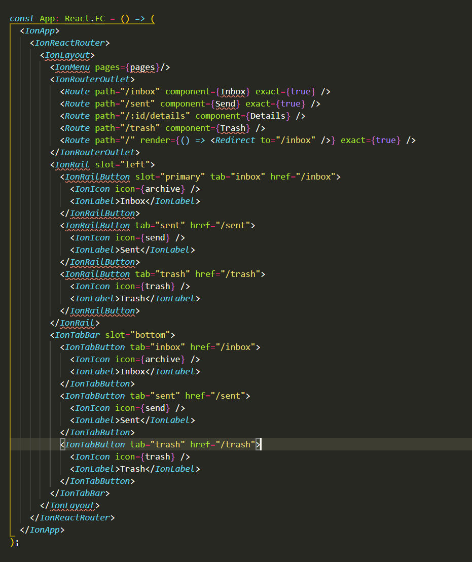 feat: Rail Navigation · Issue #20272 · ionic-team/ionic-framework · GitHub