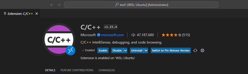 "Enable (Workspace)" extension under WSL but it is disabled as enabled in WSL globally · Issue ...