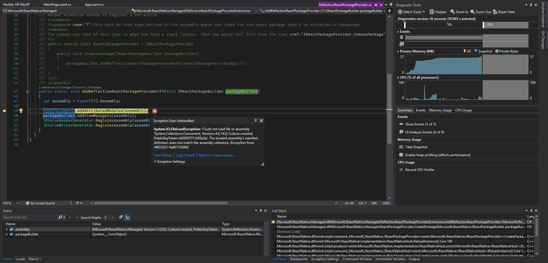 How to properly set up RNW app in a Packaging project? · Issue #8014 · microsoft/react-native ...