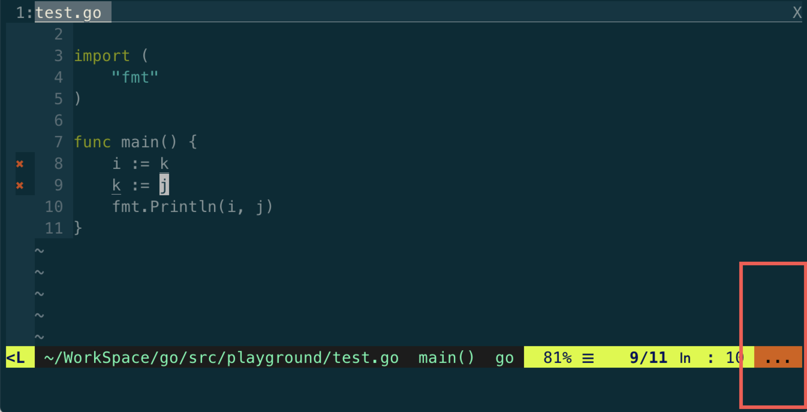 Airline Error Count Not Update When Use Ale With Linter Golangserver Enabled · Issue 2498