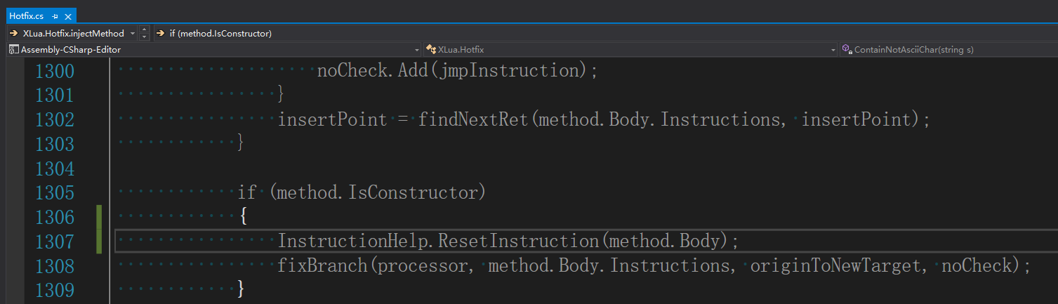 构造函数，在特定指令数下，Hotfix之后，会提示指令目标无效 · Issue #711 · Tencent/xLua · GitHub