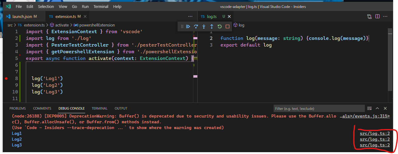 Allow specifying the link in debug console · Issue #129405 · microsoft ...