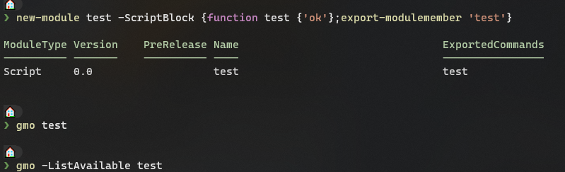 New-Module inconsistent behavior if the module is then passed to Import ...