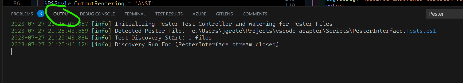 Import-PrivateModule : ハッシュ リテラルが不完全です。 · Issue #167 · pester/vscode-adapter · GitHub