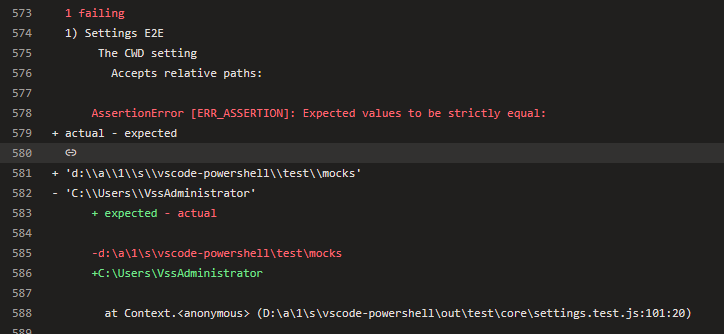 E2E CWD Path test flaky in Github Actions since CWD changes · Issue ...