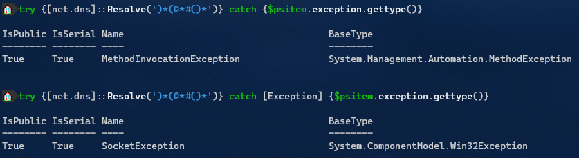Why am I catching Inner Exceptions? · Issue #9689 · PowerShell/PowerShell · GitHub