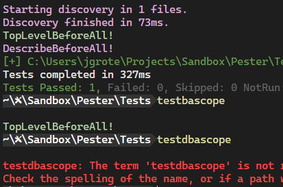 [v5] Top-Level BeforeAll not cleaned up · Issue #1596 · pester/Pester · GitHub