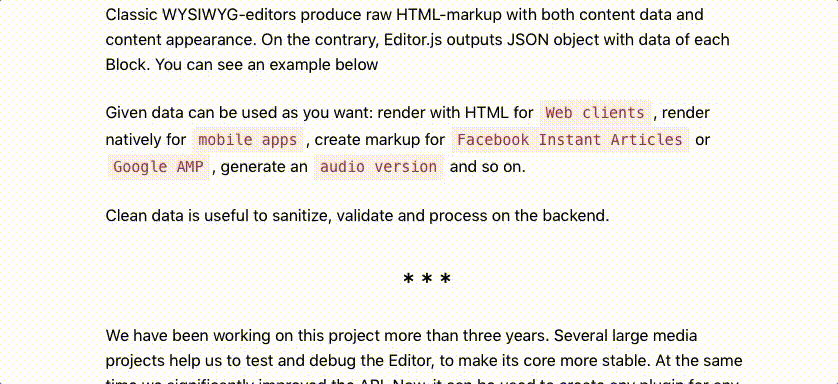 Fake selection by inline-link tool strangely works with inline-code · Issue #828 · codex-team ...