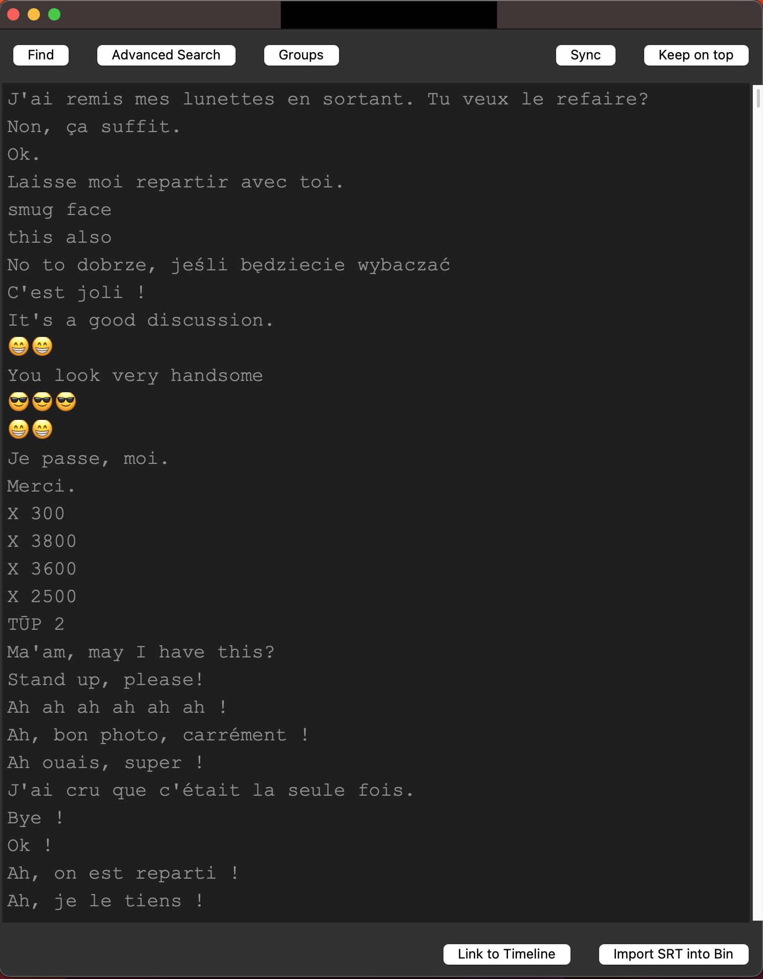 Emojis in transcriptions / subtitles · Issue #99 · octimot ...