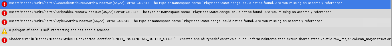 Sdk Without Ar Errors · Issue 938 · Mapboxmapbox Unity Sdk · Github