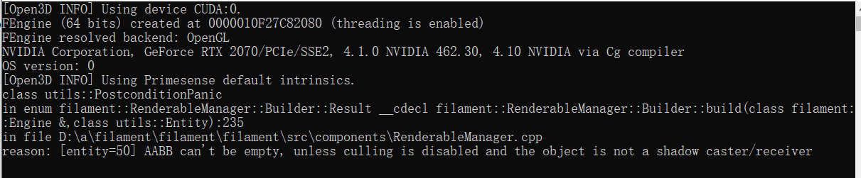 Running Voxelhashinggui Crashes · Issue 3797 · Isl Orgopen3d · Github 
