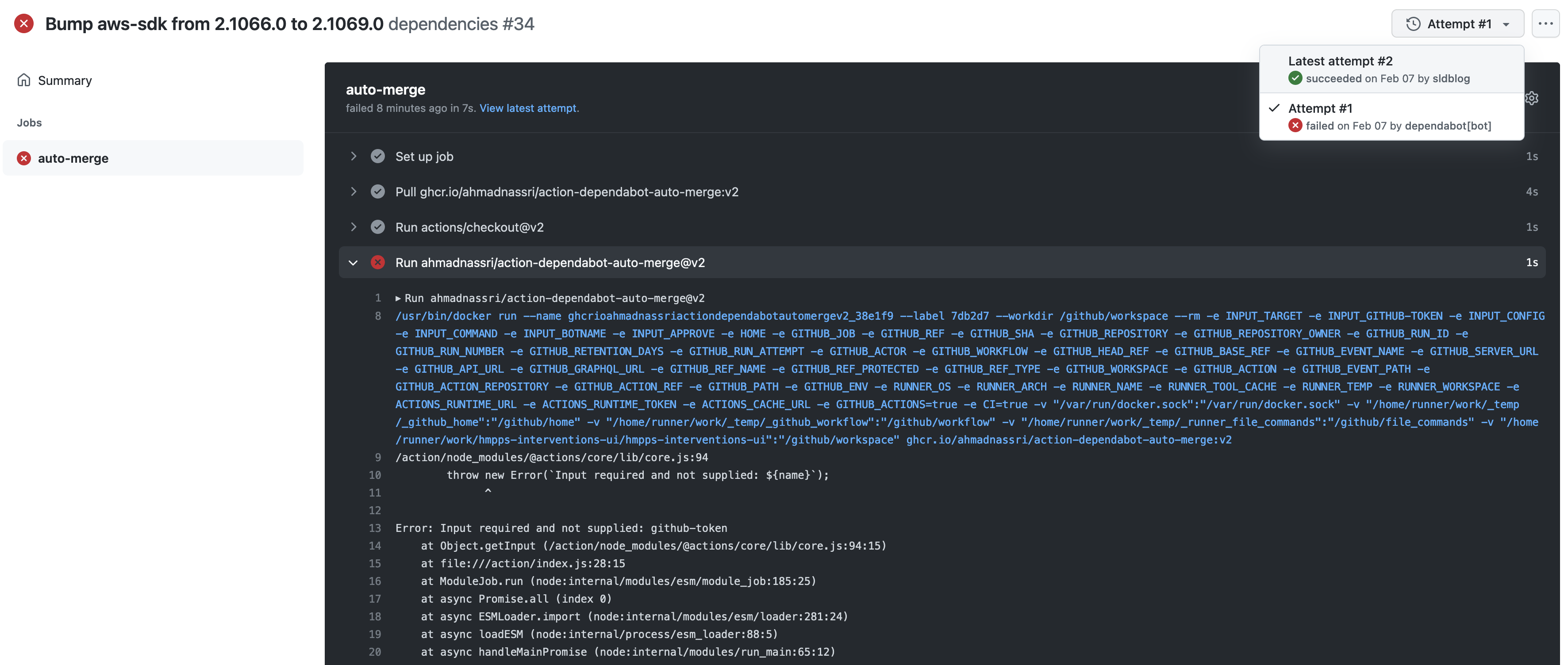 Dependabot auto-merge problems · Issue #1232 · ministryofjustice/hmpps ...