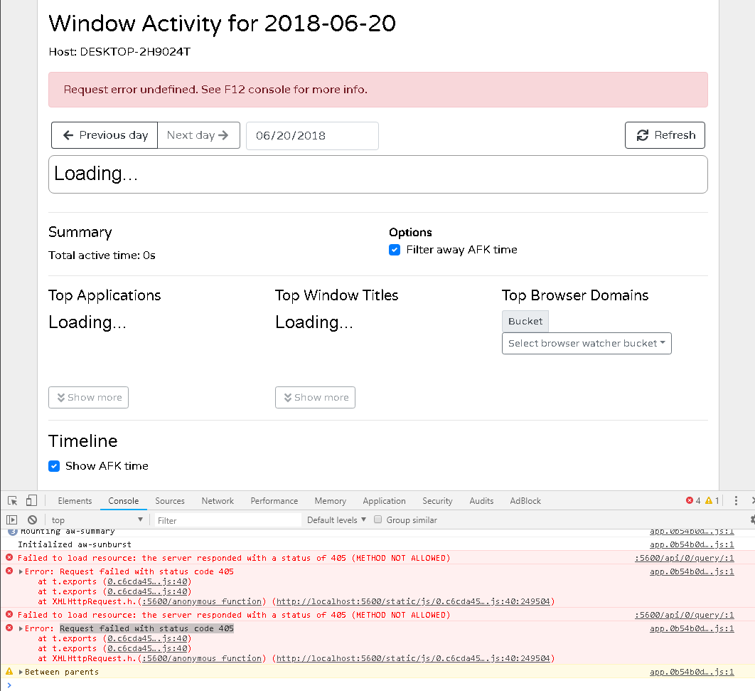 cant access data · Issue #204 · ActivityWatch/activitywatch · GitHub