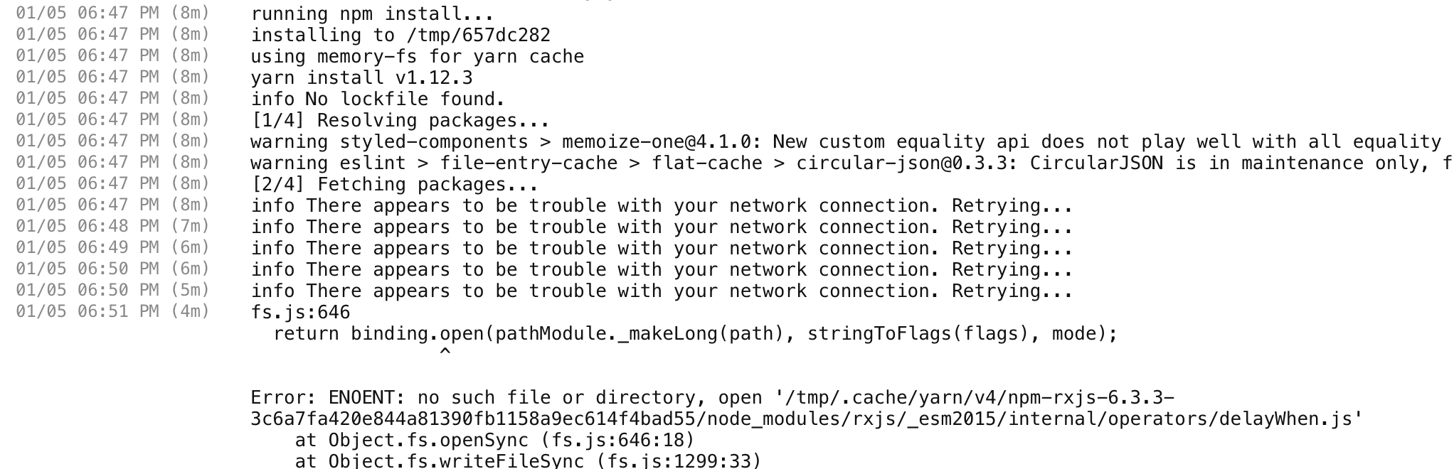 Can't deploy simple next application · Issue #1756 · vercel/vercel · GitHub