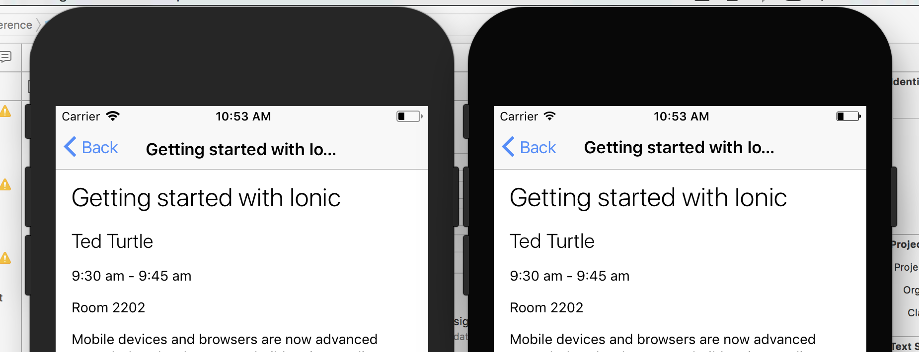 Misaligned navbar components in iOS 10 · Issue #13062 · ionic-team/ionic-framework · GitHub