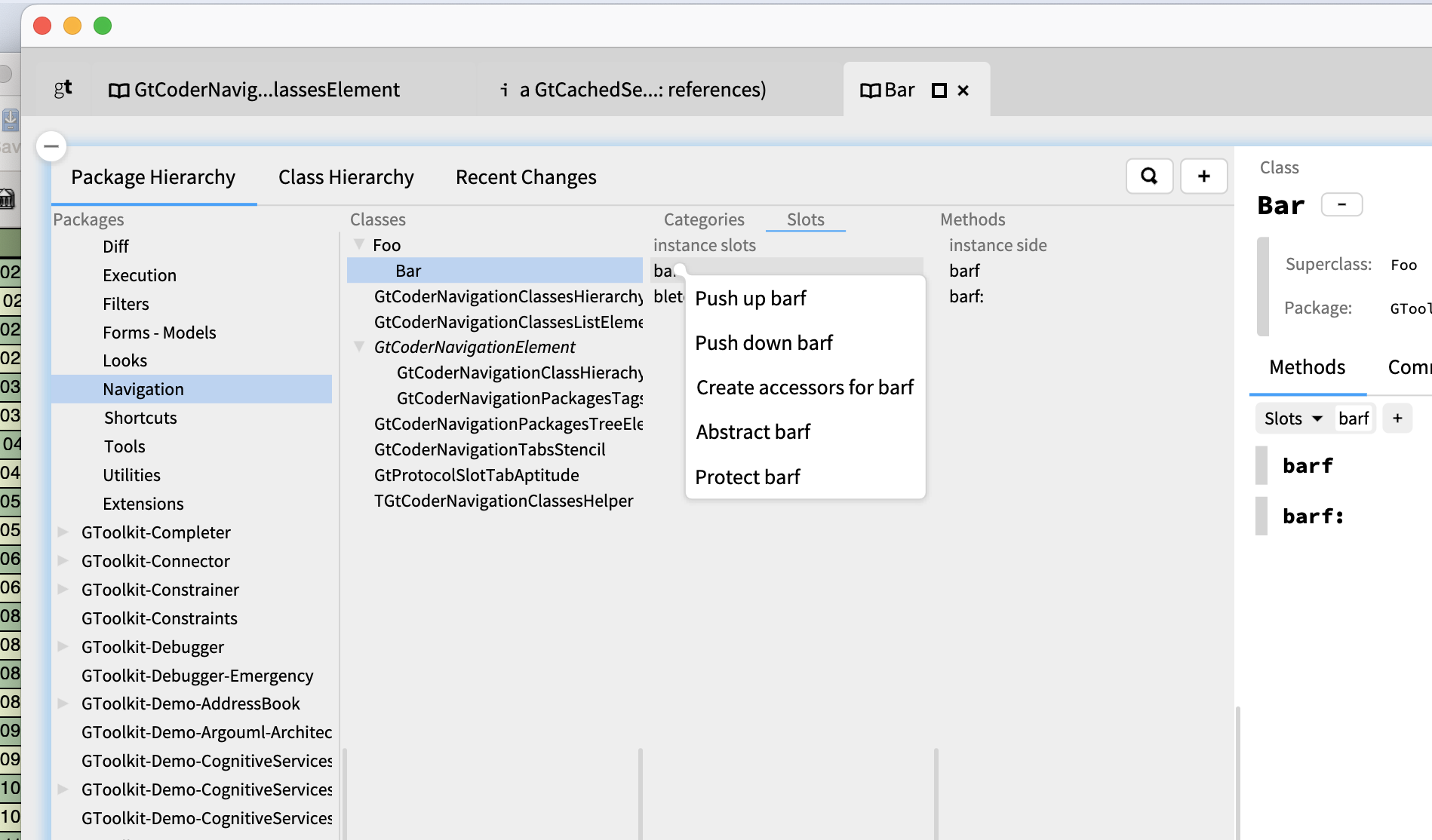 Add Refactorings And Other Context Menu Items To Coder Index · Issue 3041 · Feenkcomgtoolkit 