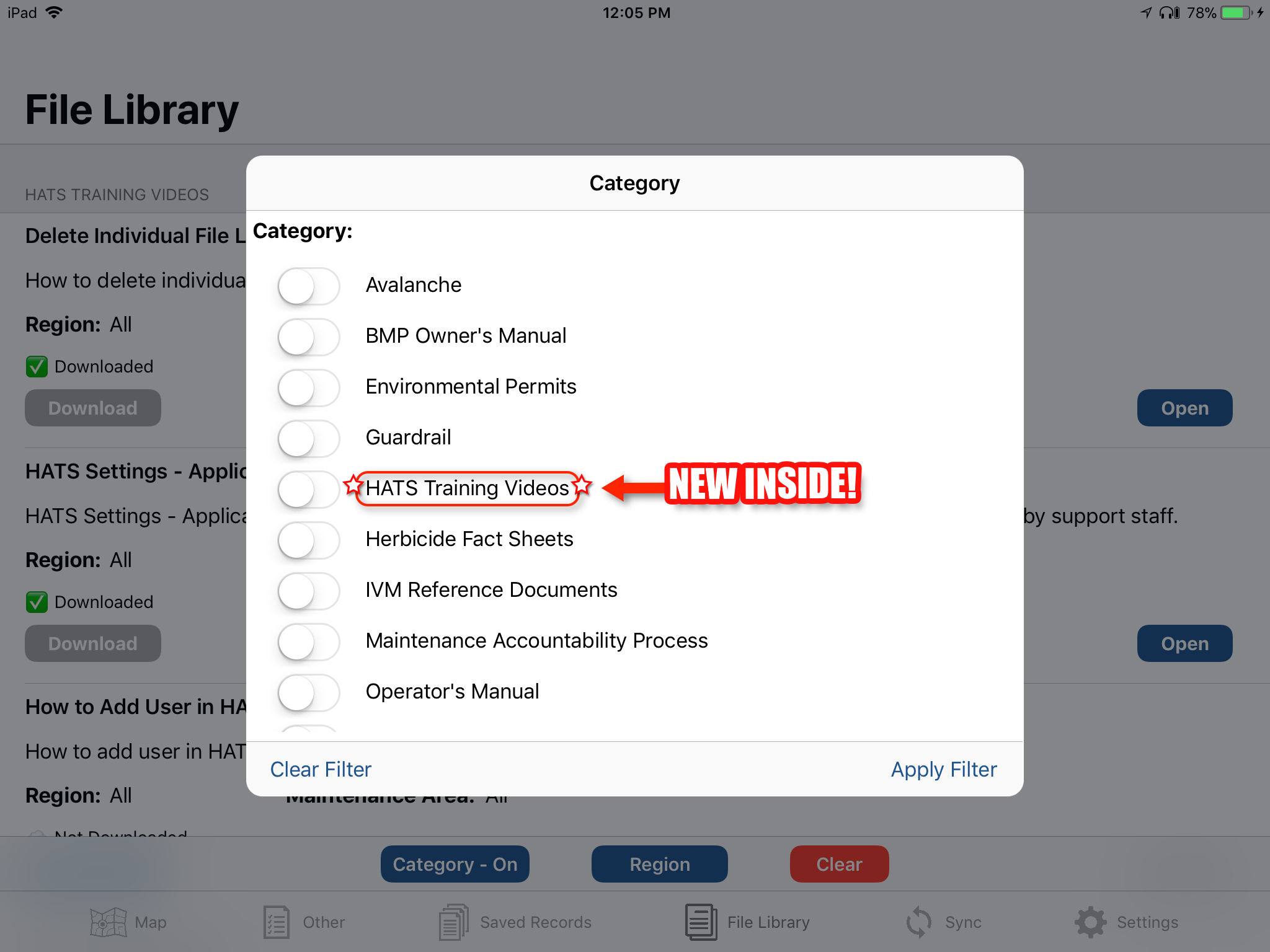 New File Notifications in File Library · Issue #951 · WSDOT/HATS · GitHub