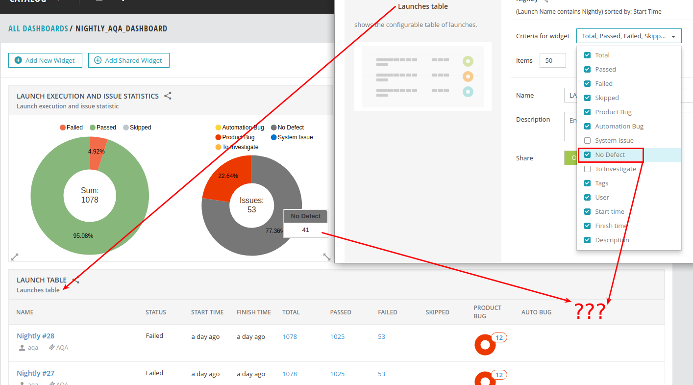 [UI][Launches table] Configurable columns for All launches view · Issue ...