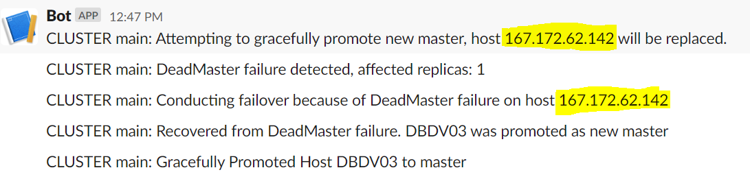 Add {failedAlias} CLI text replacement · Issue #1256 · openark/orchestrator · GitHub