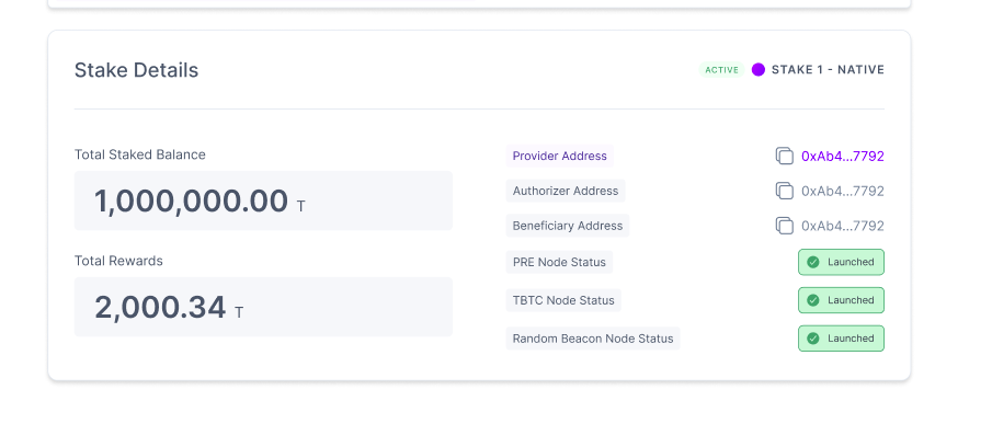 WIP - Adds the stake details card by georgeweiler · Pull Request #187 · threshold-network/token ...