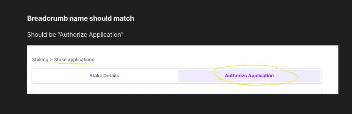 Staking Breadcrumb copy needs update · Issue #247 · threshold-network/token-dashboard · GitHub