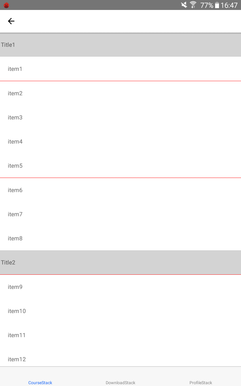 Undesired spaces (margins) are added randomly between items in a SectionList or FlatList from ...