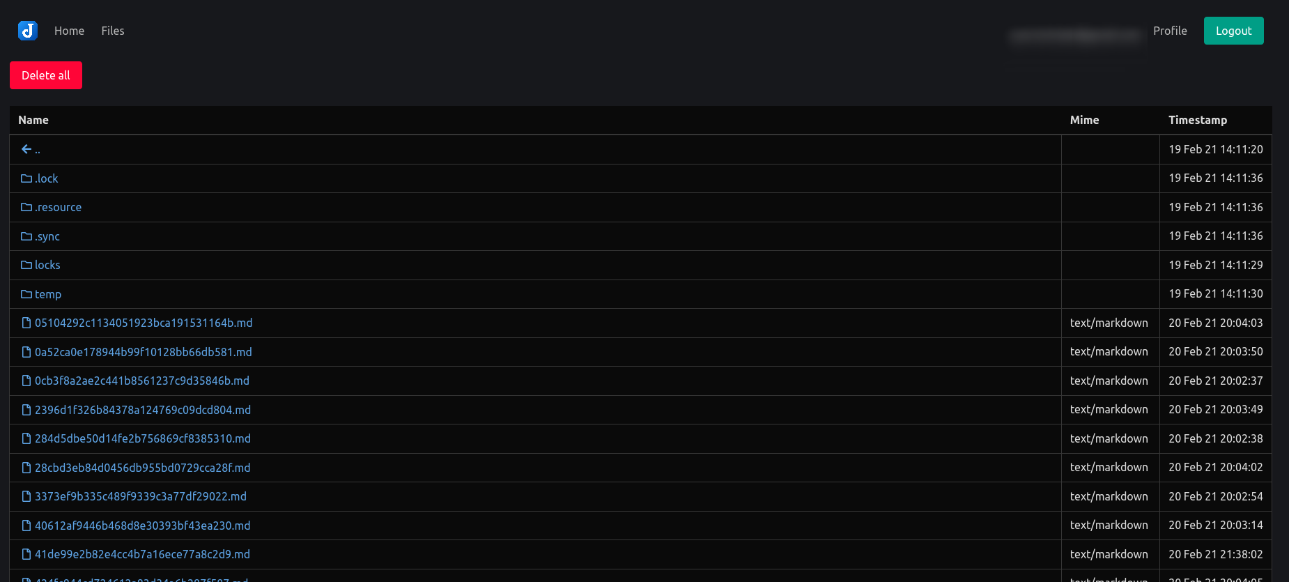 Self-hosted Joplin Server Unknown error (400) Delta cursor is invalid and the complete data ...