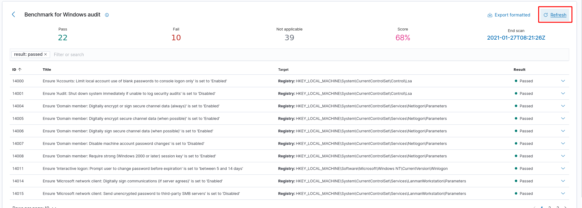 Items not found in SCA view after refresh · Issue #2847 · wazuh/wazuh-dashboard-plugins · GitHub