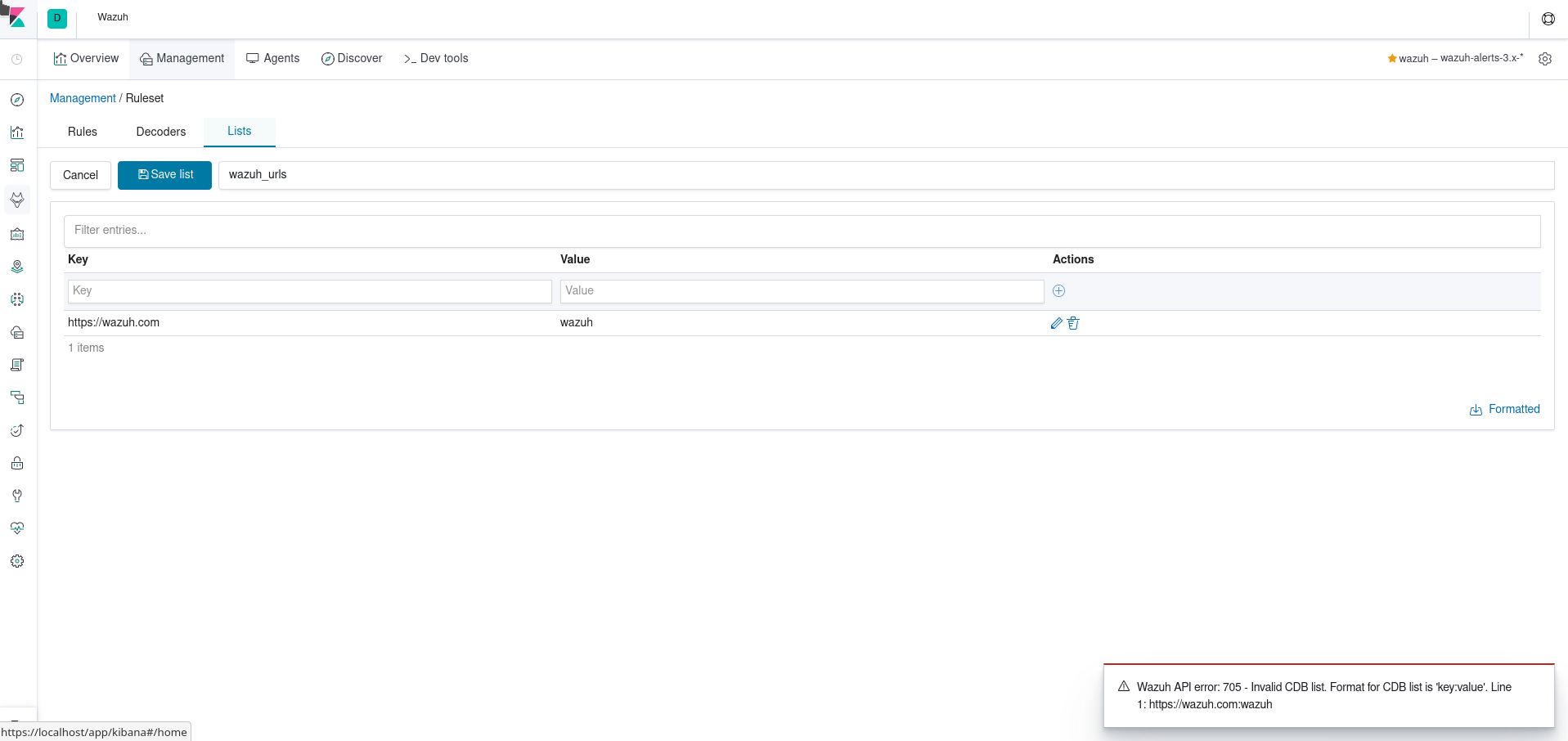Cdb List Error Parsing Character · Issue 5690 · Wazuhwazuh · Github