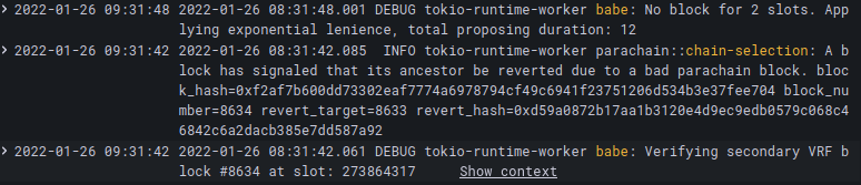 Babe applies exponential lenience, complaing there was no block for two slots · Issue #10738 ...