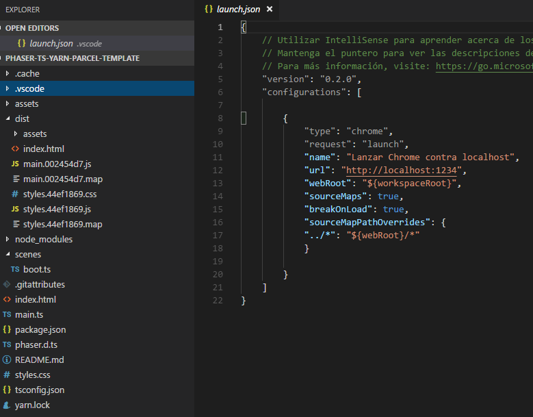 Set up breakpoints in vs code with typescript · Issue #1677 · parcel-bundler/parcel · GitHub