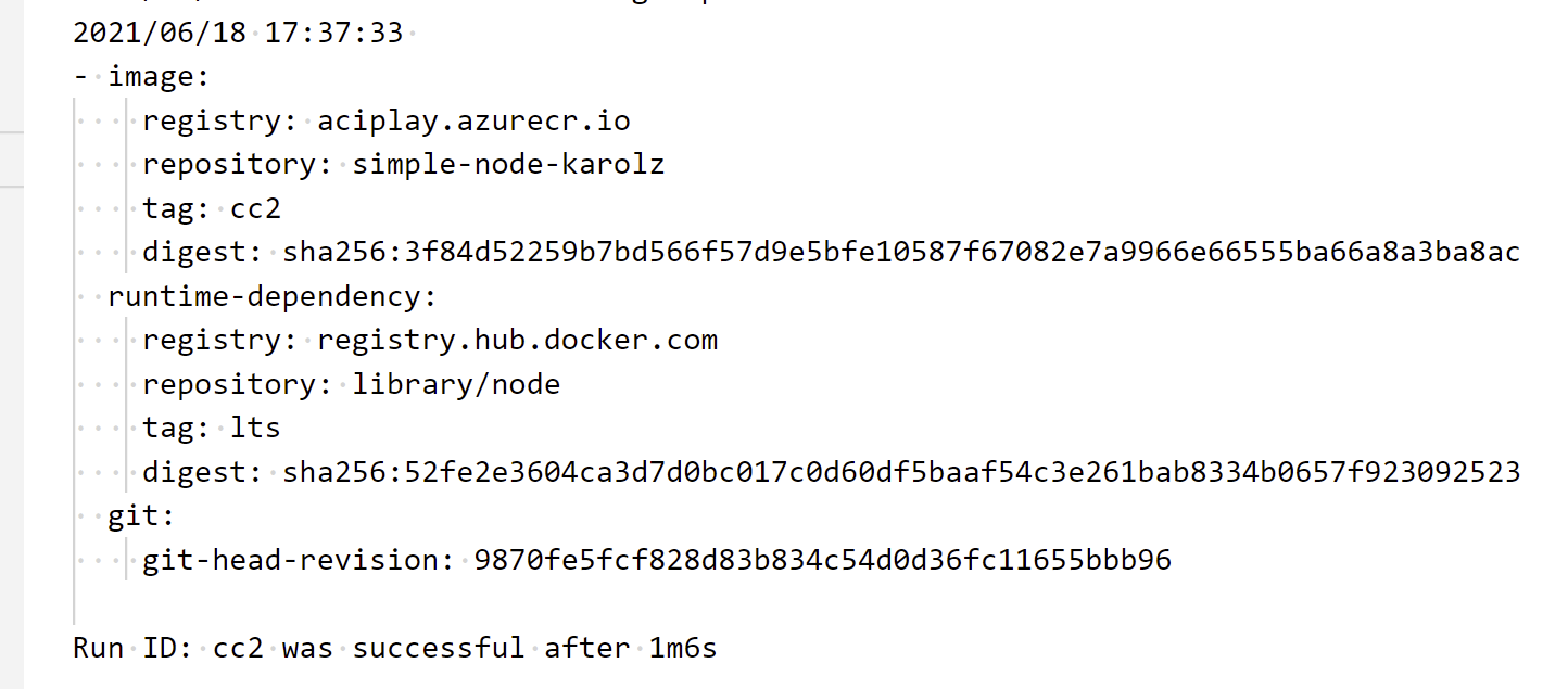 There is no finished state in output log after executing "Build Image ...