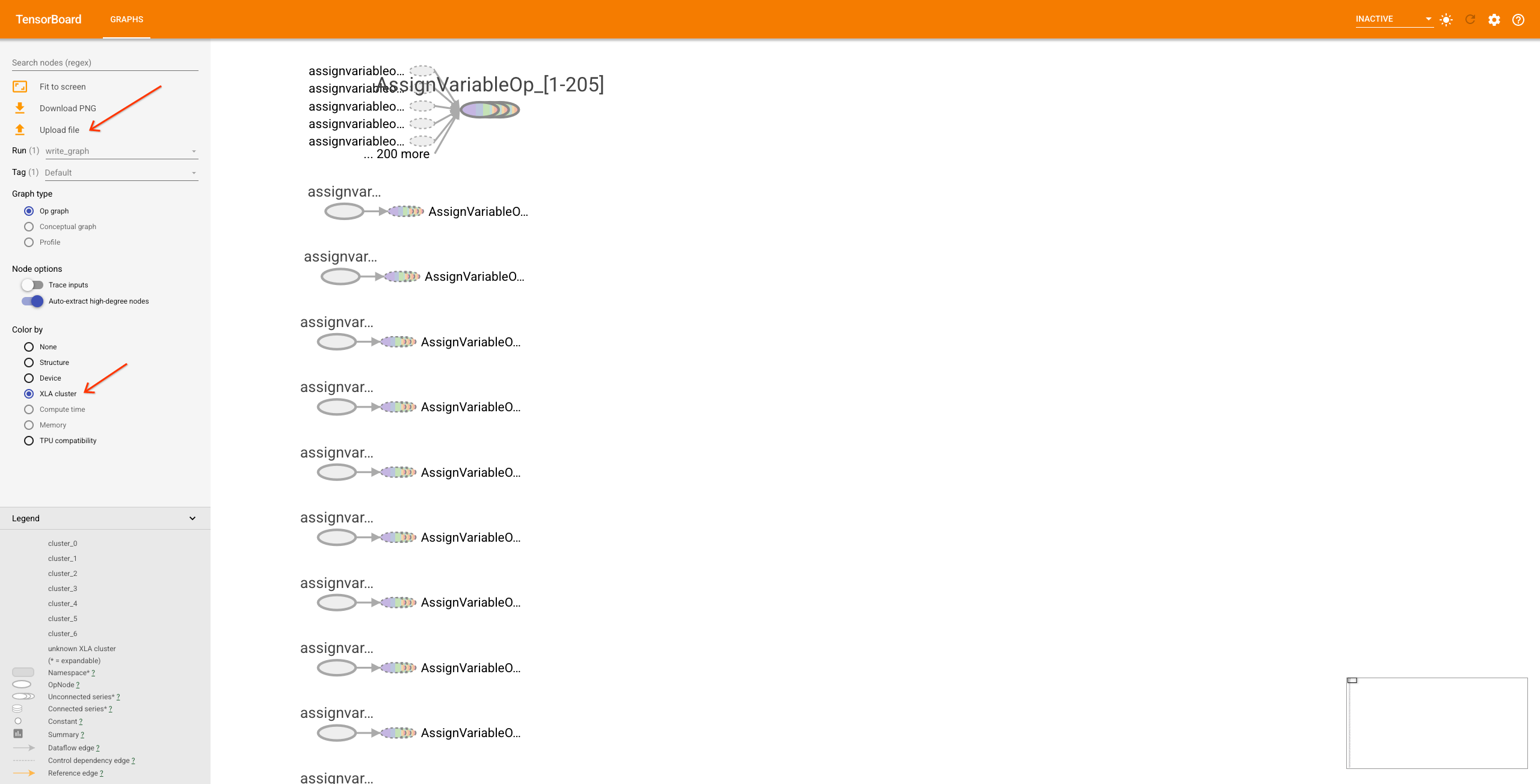 XLA Cluster is not visible in tensorboard graph · Issue #5688 ...