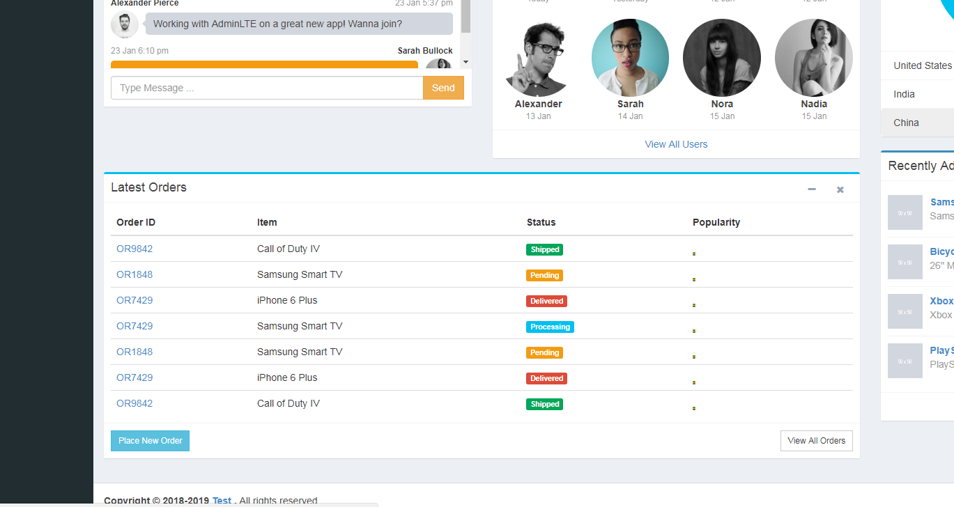 Sparkbar not working · Issue #1911 · ColorlibHQ/AdminLTE · GitHub