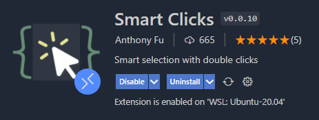 Issues when selecting text & single clicking in a specific manner · Issue #12 · antfu/vscode ...