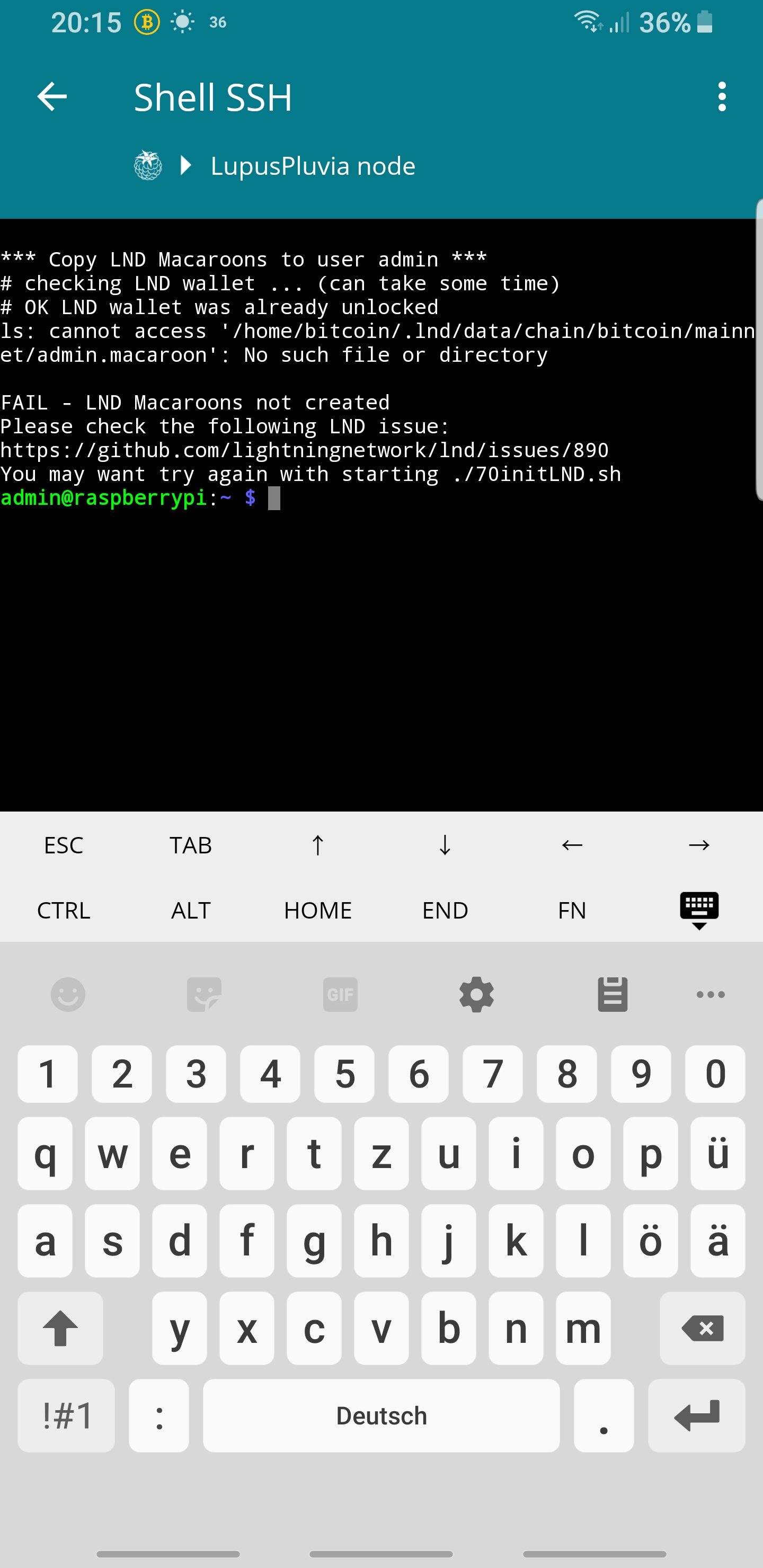 macaroon's directory not found · Issue #1395 · raspiblitz/raspiblitz · GitHub