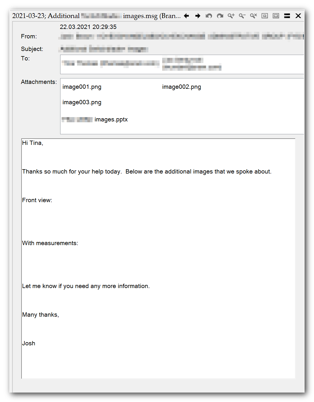 Please add an Outlook MSG preview handler API in order for QuickLook to ...