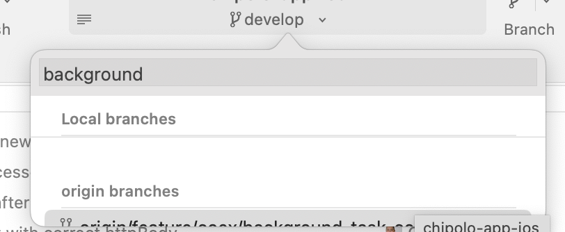 Branch switching context menu is too small · Issue #1684 · fork-dev/Tracker · GitHub