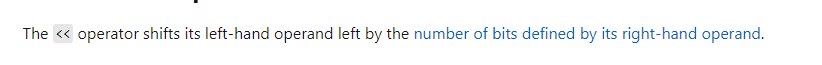 Need to specify that left shift is modulo number of bits in the left operand · Issue #27486 ...