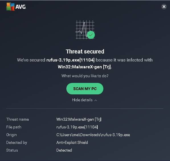 3.19 have malware · Issue #1979 · pbatard/rufus · GitHub