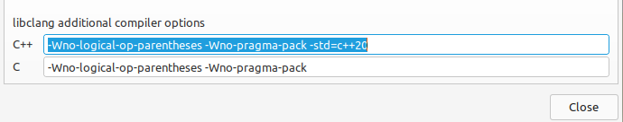 How to let TheIDE use higher version clang/gcc to parse C++ code in std=c++17/20 · Issue #158 ...