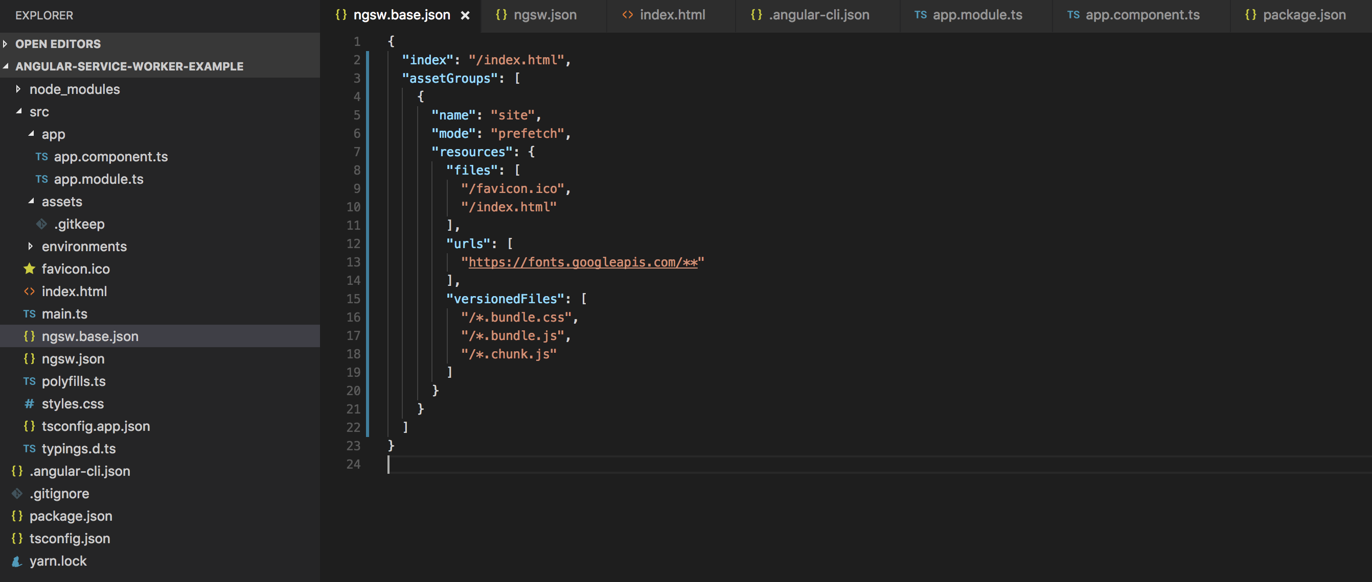 Bugservice Worker `` Path Is Omitted By Ngsw Config · Issue 19945 · Angularangular · Github 