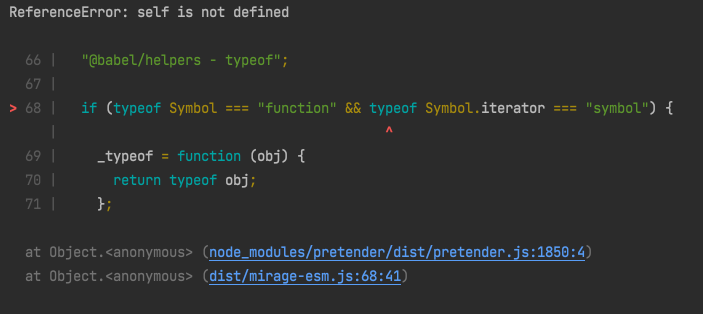 Decouple from pretender, support MSW others? · Issue #1013 · miragejs/miragejs · GitHub