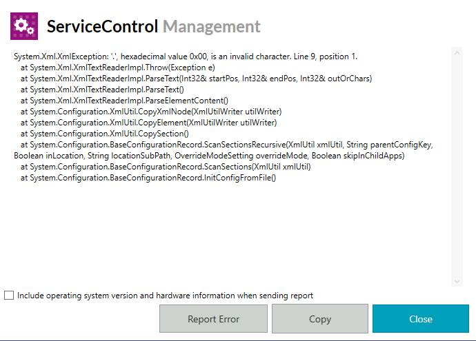 SCMU: Fails to start when one of the instances has a corrupt configuration file. · Issue #2759 ...
