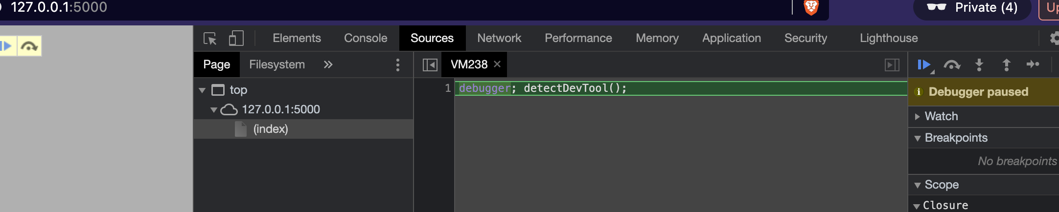 Add option to disable debugger keyword abuse · Issue #16721 · brave ...