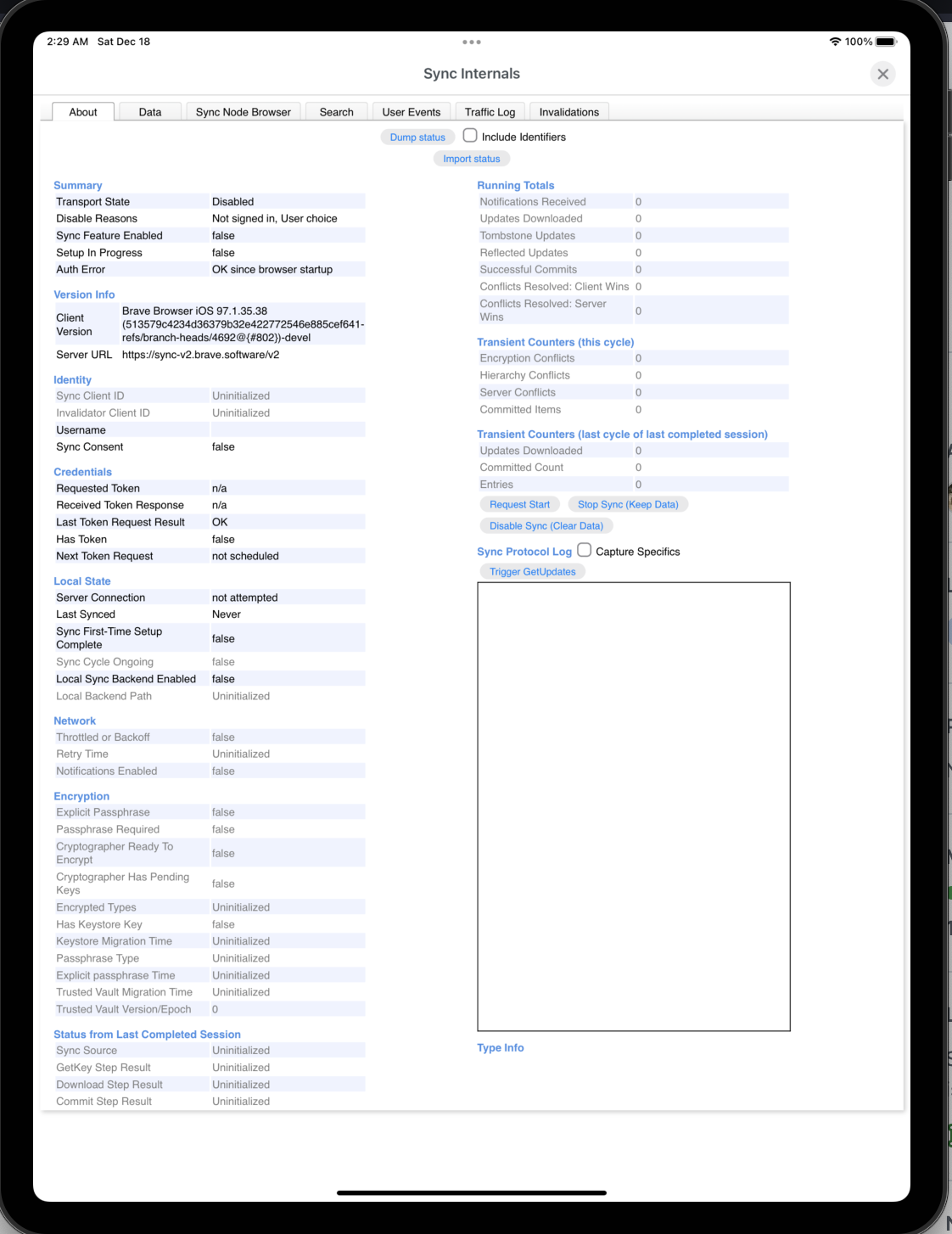 Add Sync-Internals URL support to view sync info · Issue #4748 · brave ...