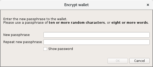 Misleading "Encrypt wallet" GUI process · Issue #13245 · bitcoin/bitcoin · GitHub